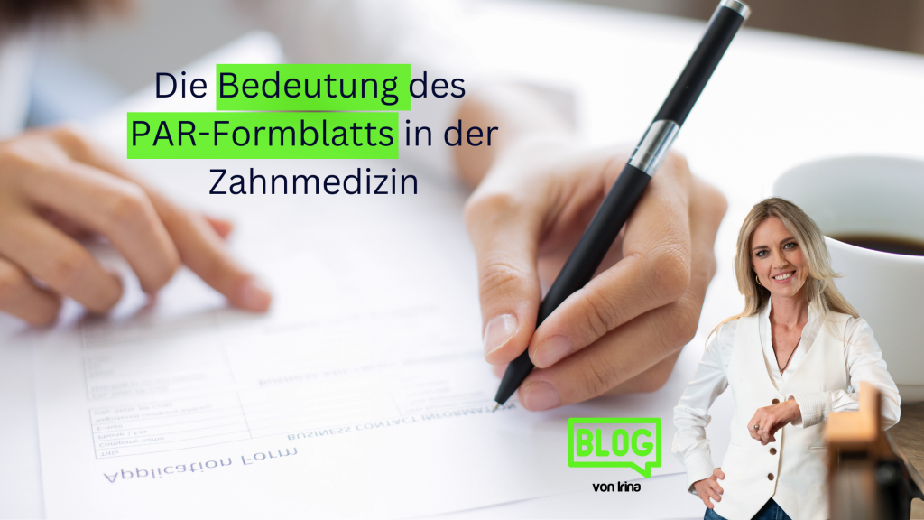 PAR-Formblatt entsprechend GOZ-Nr. 4030