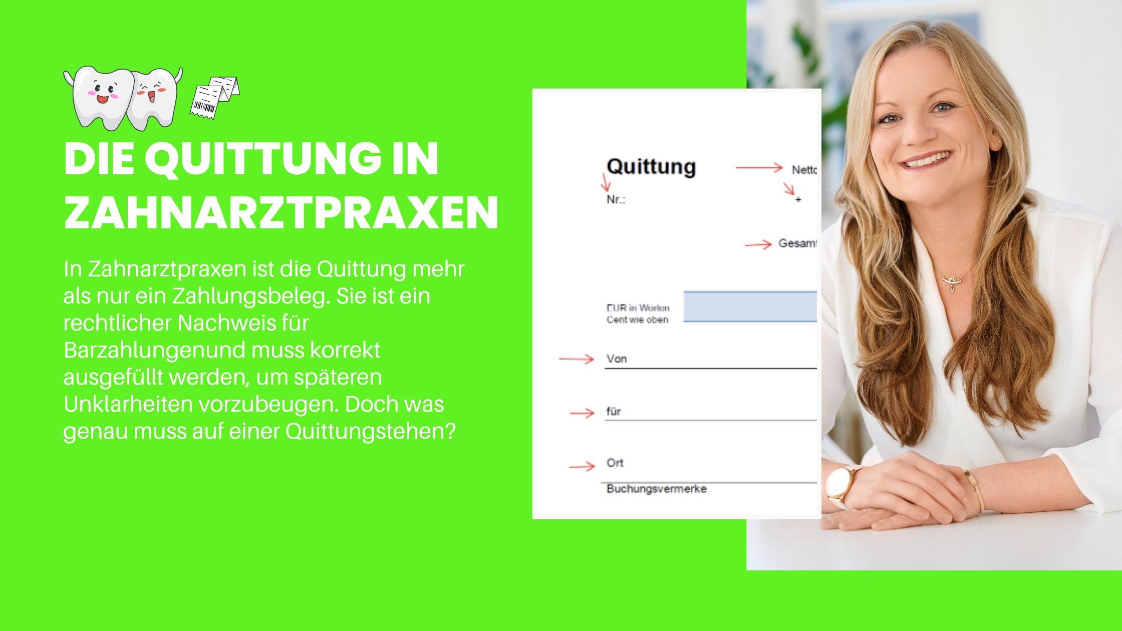 Quittung richtig ausstellen